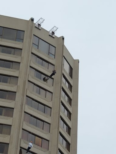 Jumping off tall buildings – See Beth Jump